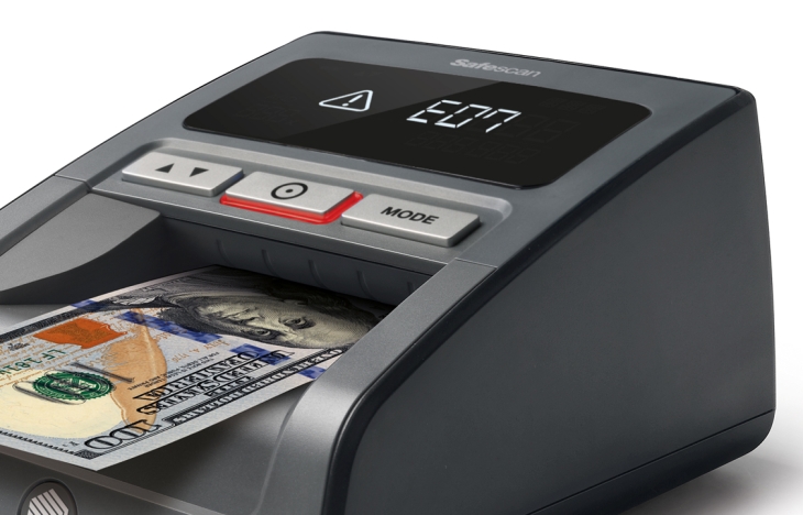 Counterfeit Detector - Safescan 185-S - Detects Bleached & Fake Bills ...