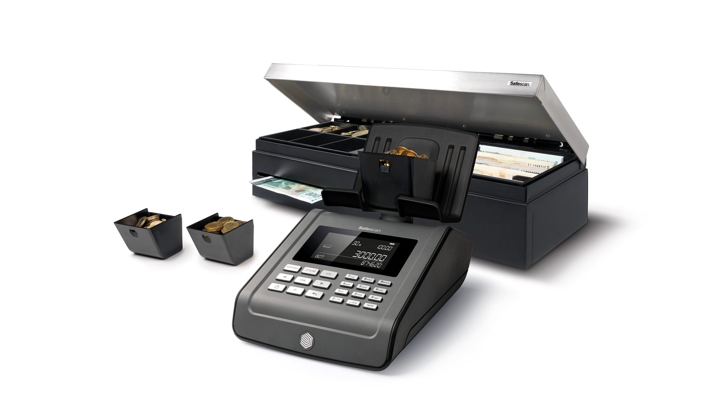 Money Counting Scale - Safescan 6185 - Counts coins and banknotes ...