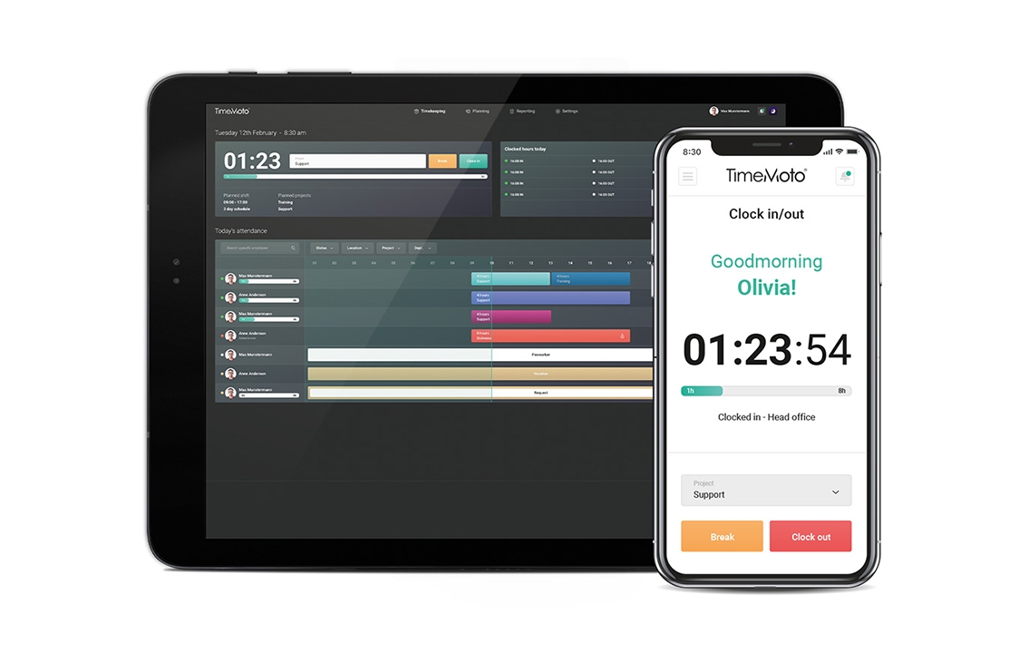 Timemoto Cloud | Cloud-Based Time & Attendance | Safescan