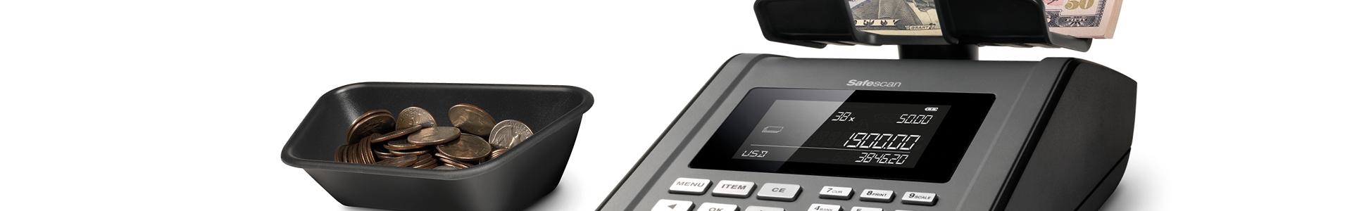 Money counting scales for counting coins, bills, vouchers and tokens ...